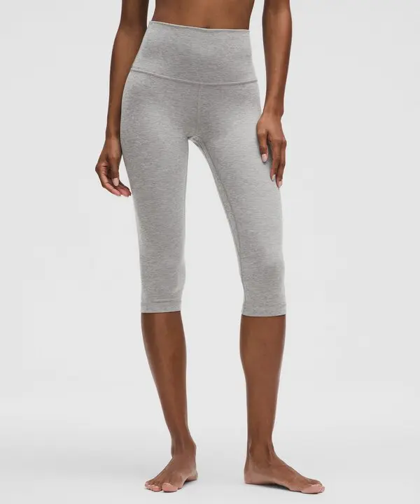 Lululemon Align High-rise Cropped Leggings - Heathered Core Medium Grey