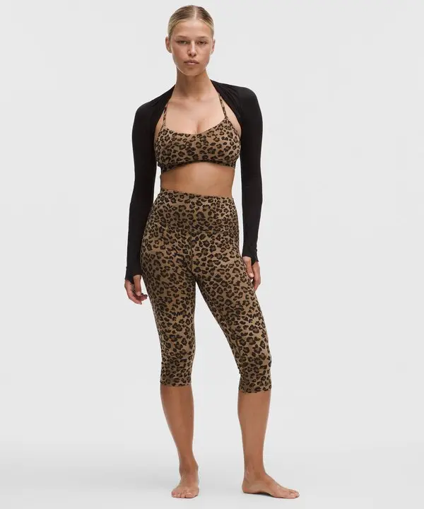 Lululemon Align High-rise Cropped Leggings - True Leopard Multi