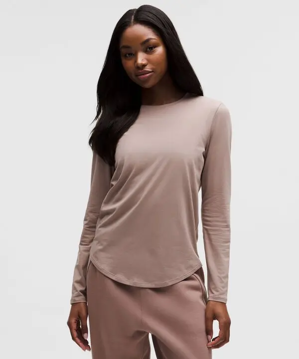 Lululemon Love Long-sleeve Shirt - Ashen Rose