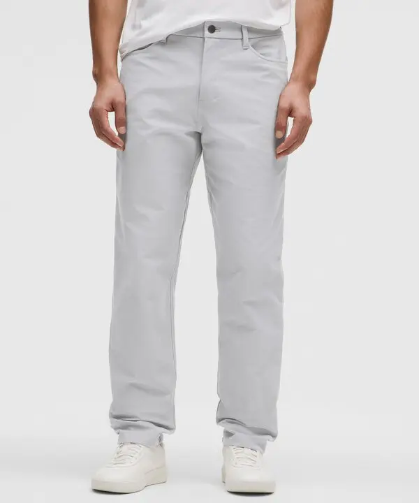 Lululemon Abc Classic-fit Five Pocket Pant 32l - Silver Drop