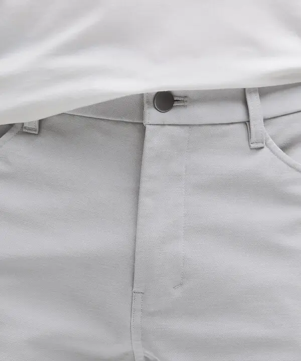Lululemon Abc Classic-fit Five Pocket Pant 32l - Silver Drop