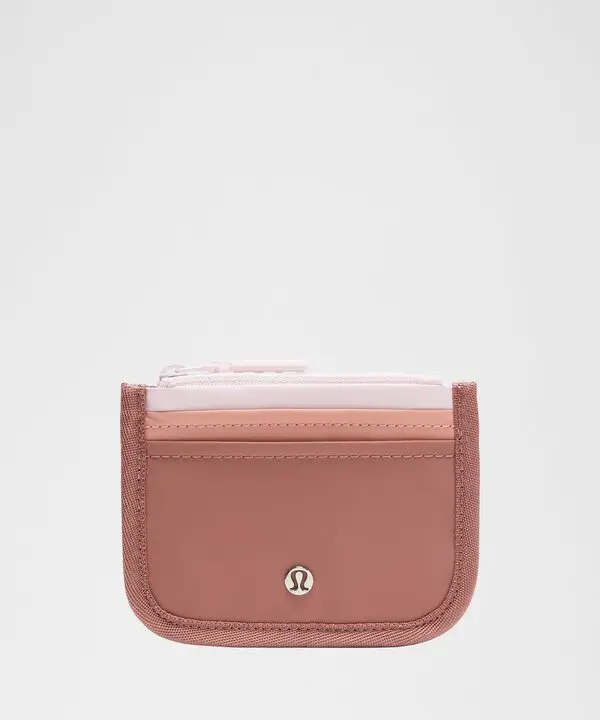 Lululemon True Identity Card Case - Red Clay/tea Rose/blissful Pink