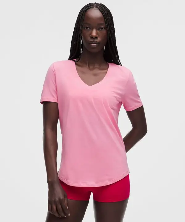 Lululemon Love V-neck T-shirt - Candy Cloud