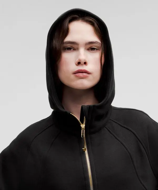 Lululemon Scuba Oversized Half-zip Hoodie - Black/gold