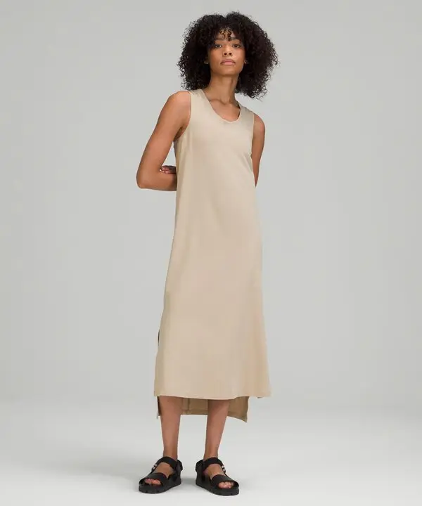 fitted lace wedding dress Always there for you tank top maxi dress – Tempted by Textiles main image 1