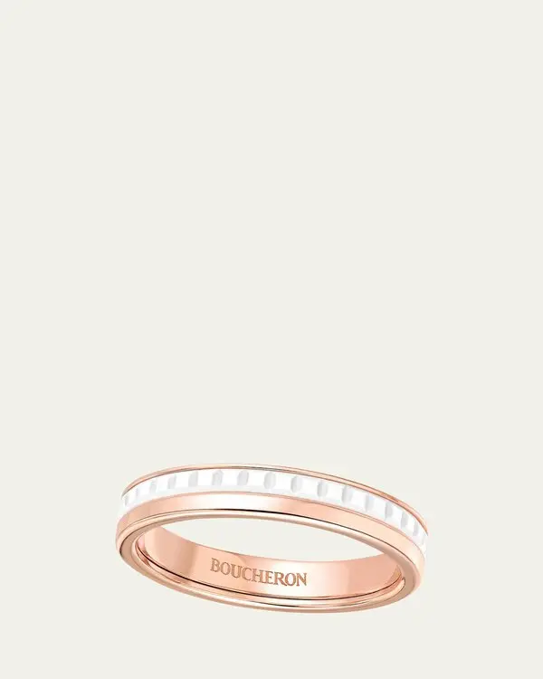 Boucheron Quatre Wedding Band - Rose Gold