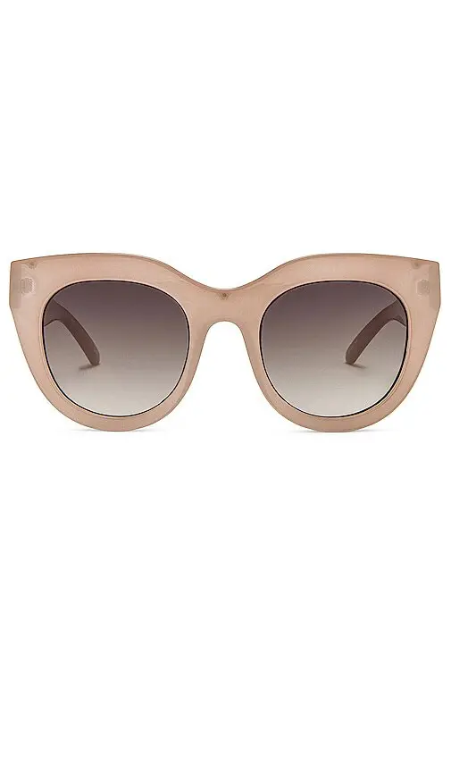 Le Specs Air Heart Sunglasses - Oatmeal