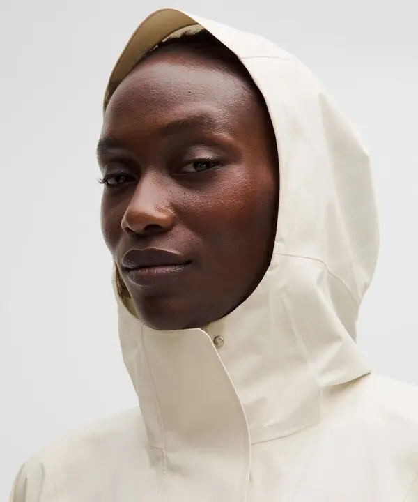 Lululemon Rain Chaser Cropped Jacket - Light Ivory