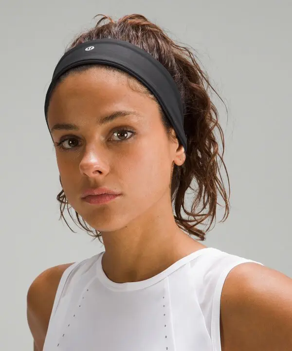Lululemon Fly Away Tamer Headband - Black | Editorialist display picture 3