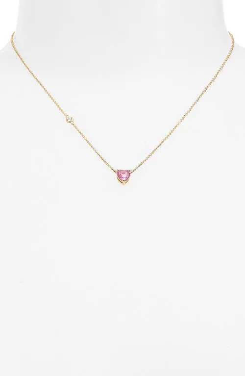 Shay Solitaire Heart Pendant Necklace