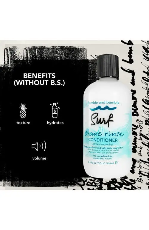 BUMBLE AND BUMBLE Surf Creme Rinse Conditioner - No Color