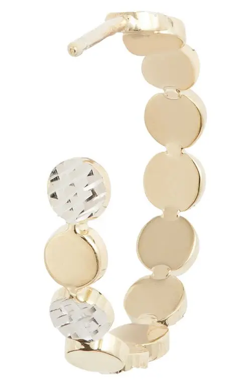Jennifer Zeuner Jewelry Bea Hoop Earrings - Two-tone