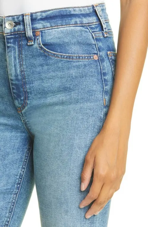 Rag & Bone Nina Ripped High Waist Ankle Cigarette Jeans