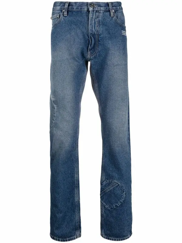 Off-White Slim-fit Logo Jeans