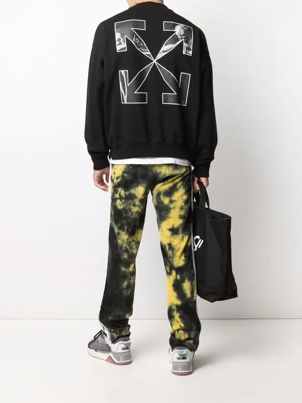Off-White Arrows Motif Cotton Sweatshirt