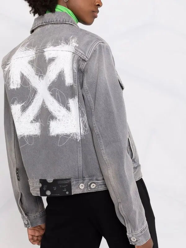Off-White Arrows Motif Denim Jacket