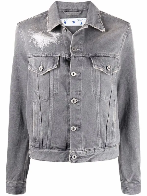 Off-White Arrows Motif Denim Jacket