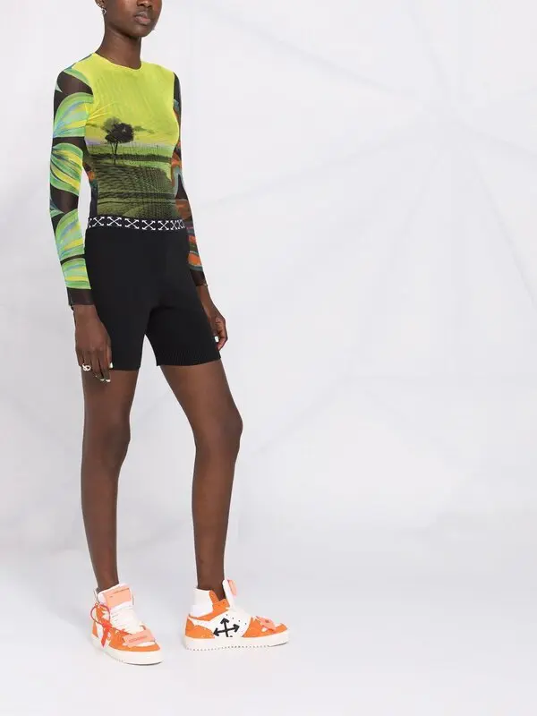 Off-White Arrows Motif Knitted Shorts