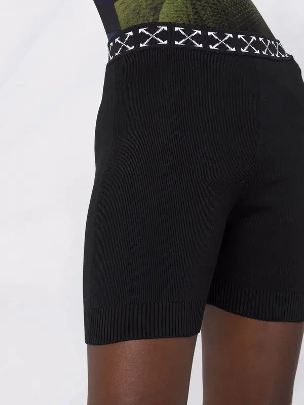 Off-White Arrows Motif Knitted Shorts