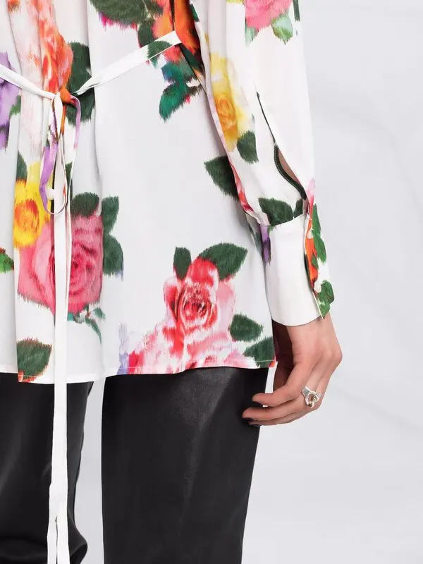 MSGM Floral-print Shirt
