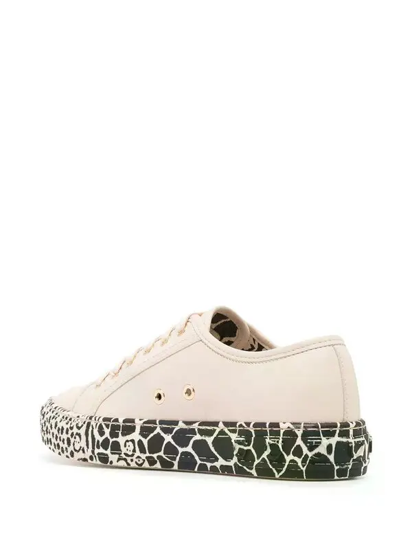 FERRAGAMO Gancini Printed-sole Sneakers
