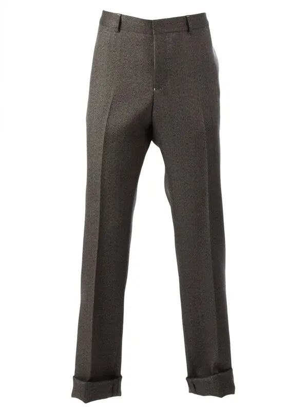 Nicolas Andreas Taralis Flat Front Trousers - Grey | Editorialist
