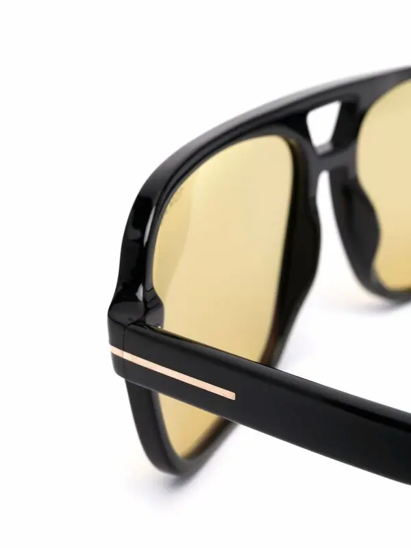 TOM FORD Pilot-frame Sunglasses - 01e Black