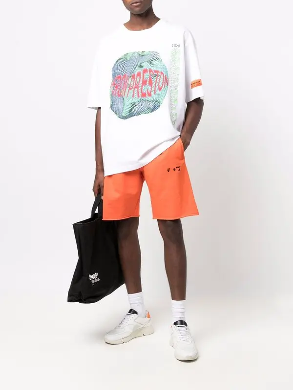 Off-White Logo-print Track Shorts
