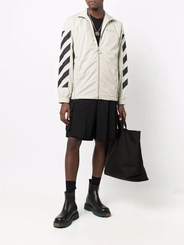 Off-White Organic Cotton Cargo Shorts