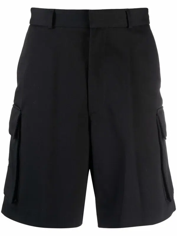 Off-White Organic Cotton Cargo Shorts