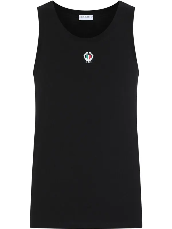 Dolce & Gabbana Stretch Cotton Tank Top