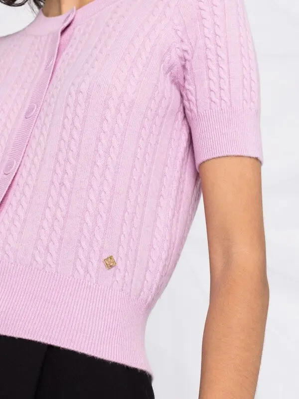 Sandro Cable-knit Leila Cardigan