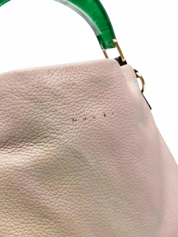 Marni Venice Small Leather Tote - Neutrals