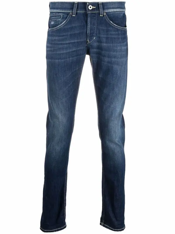 DONDUP Mid-rise Slim-fit Jeans - Blue