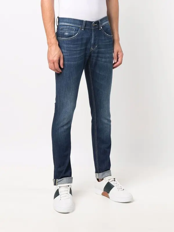 DONDUP Mid-rise Slim-fit Jeans - Blue