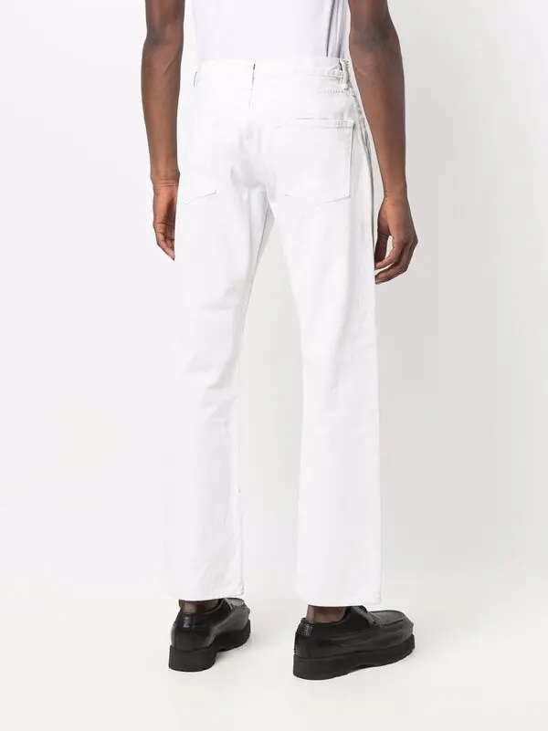 MAISON MARGIELA Mid-rise Straight Jeans - White