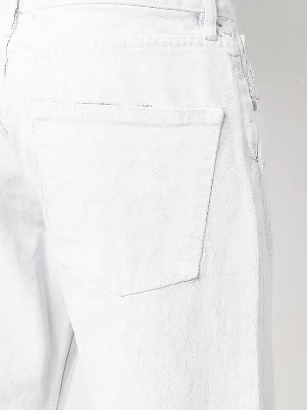 MAISON MARGIELA Mid-rise Straight Jeans - White
