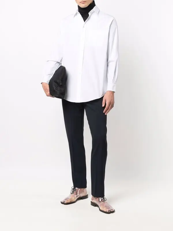 MAISON MARGIELA Chest Patch Pocket Shirt - White