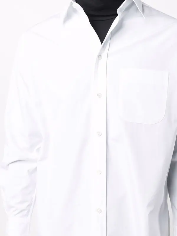 MAISON MARGIELA Chest Patch Pocket Shirt - White