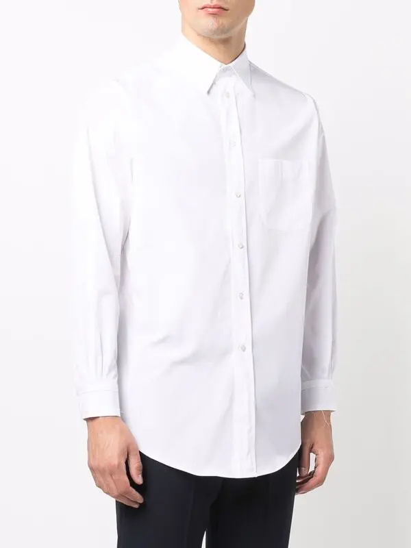 MAISON MARGIELA Chest Patch Pocket Shirt - White
