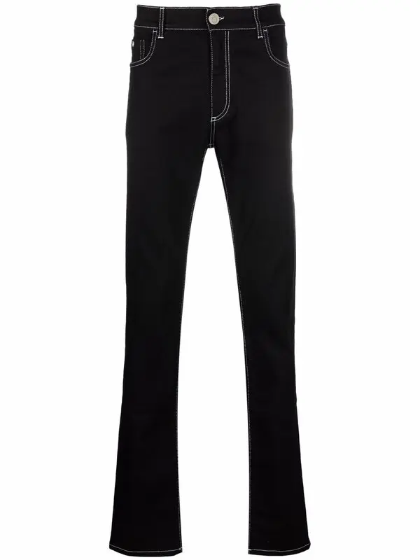 BILLIONAIRE Straight-leg Jeans - Black