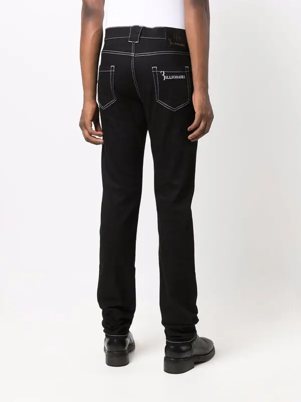 BILLIONAIRE Straight-leg Jeans - Black