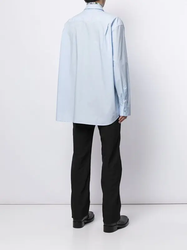Raf Simons Ruffle-detail Long-sleeve Shirt
