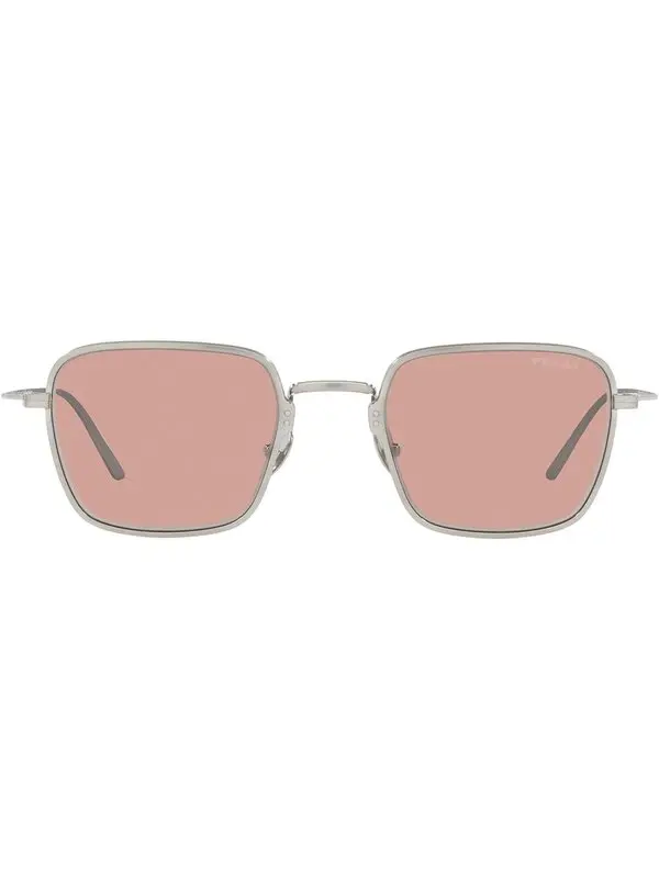 Prada Square Frame Sunglasses - Silver
