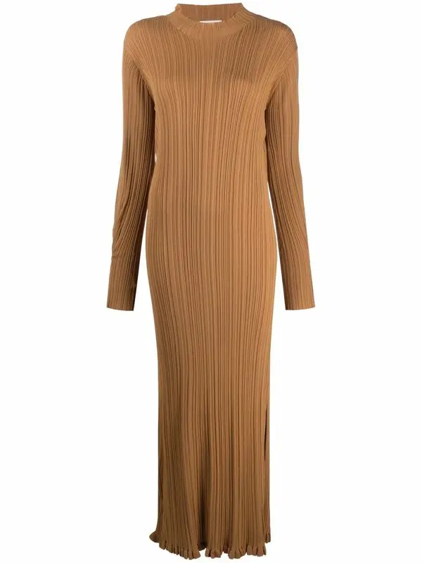 flattering knit dresses Hyacinth House Cream Pointelle Knit Colby Midi Dress Cream / S main image 1
