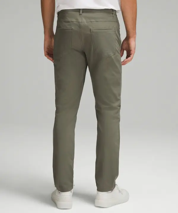 Lululemon Abc Classic-fit Five Pocket Pant 34l - Army Green