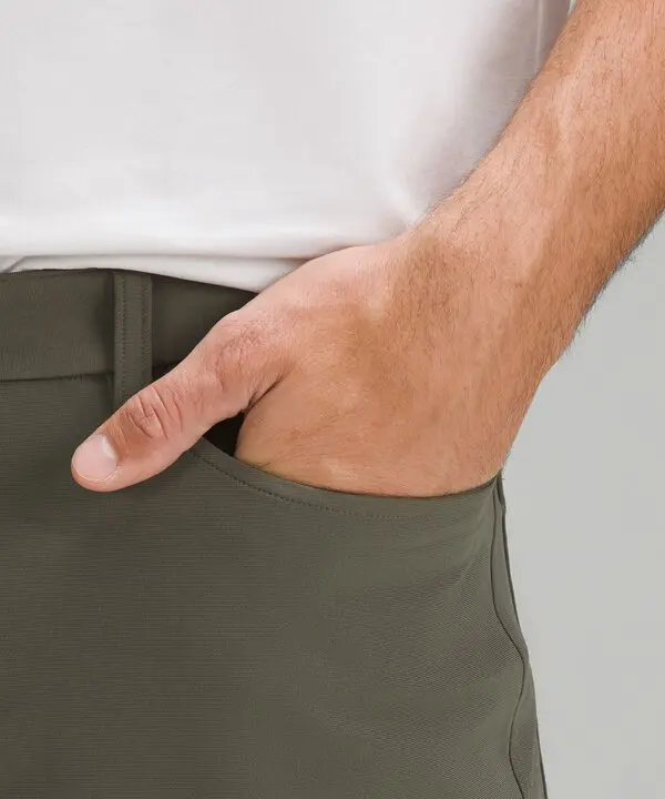 Lululemon Abc Classic-fit Five Pocket Pant 34l - Army Green