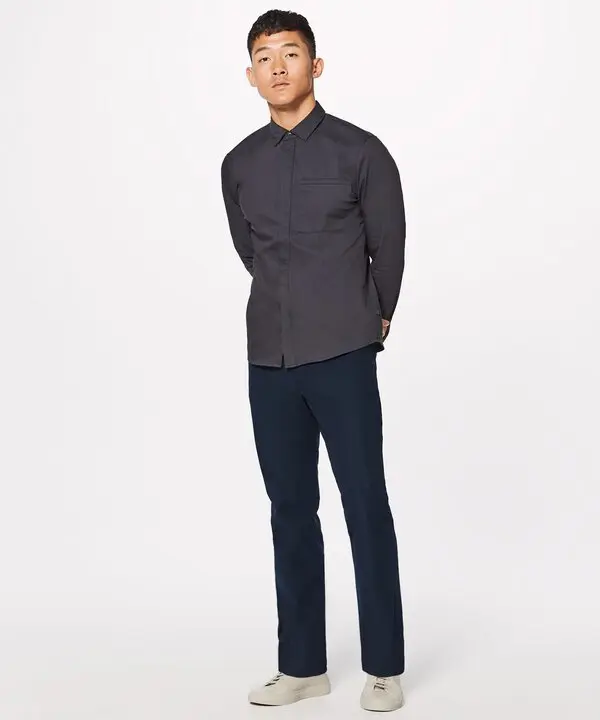 Lululemon Abc Classic-fit 5 Pocket Pant 34l - Classic Navy