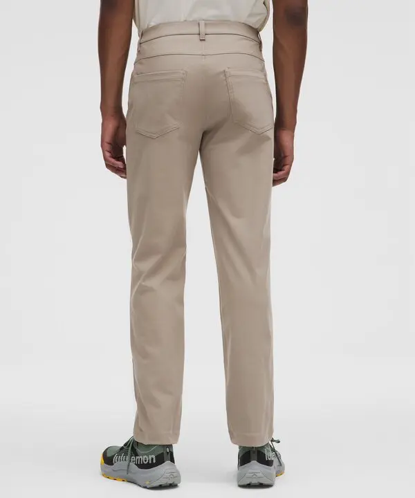 Lululemon Abc Classic-fit 5 Pocket Pant 34l - Warm Ash Grey