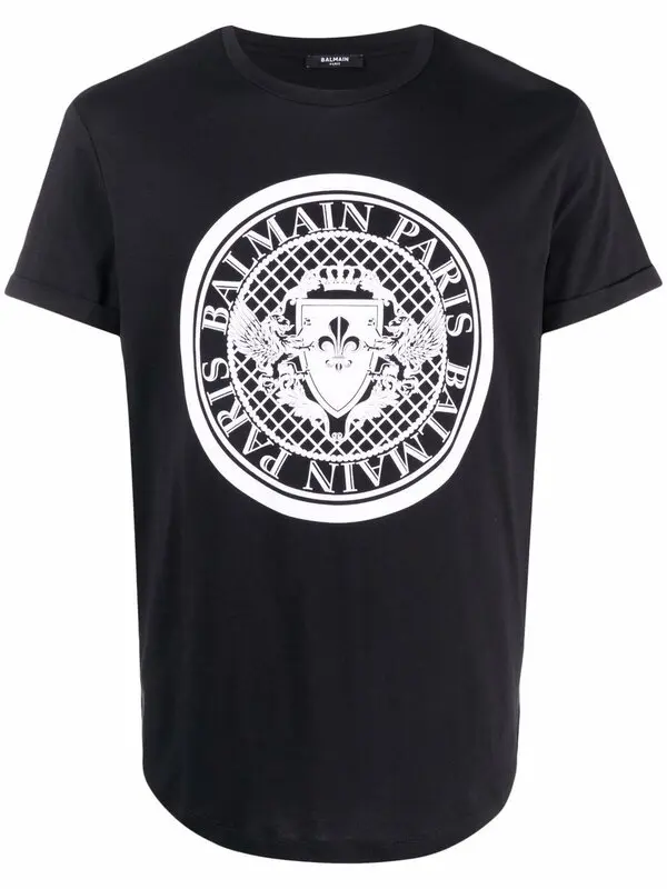 Balmain Logo-print T-shirt - Black